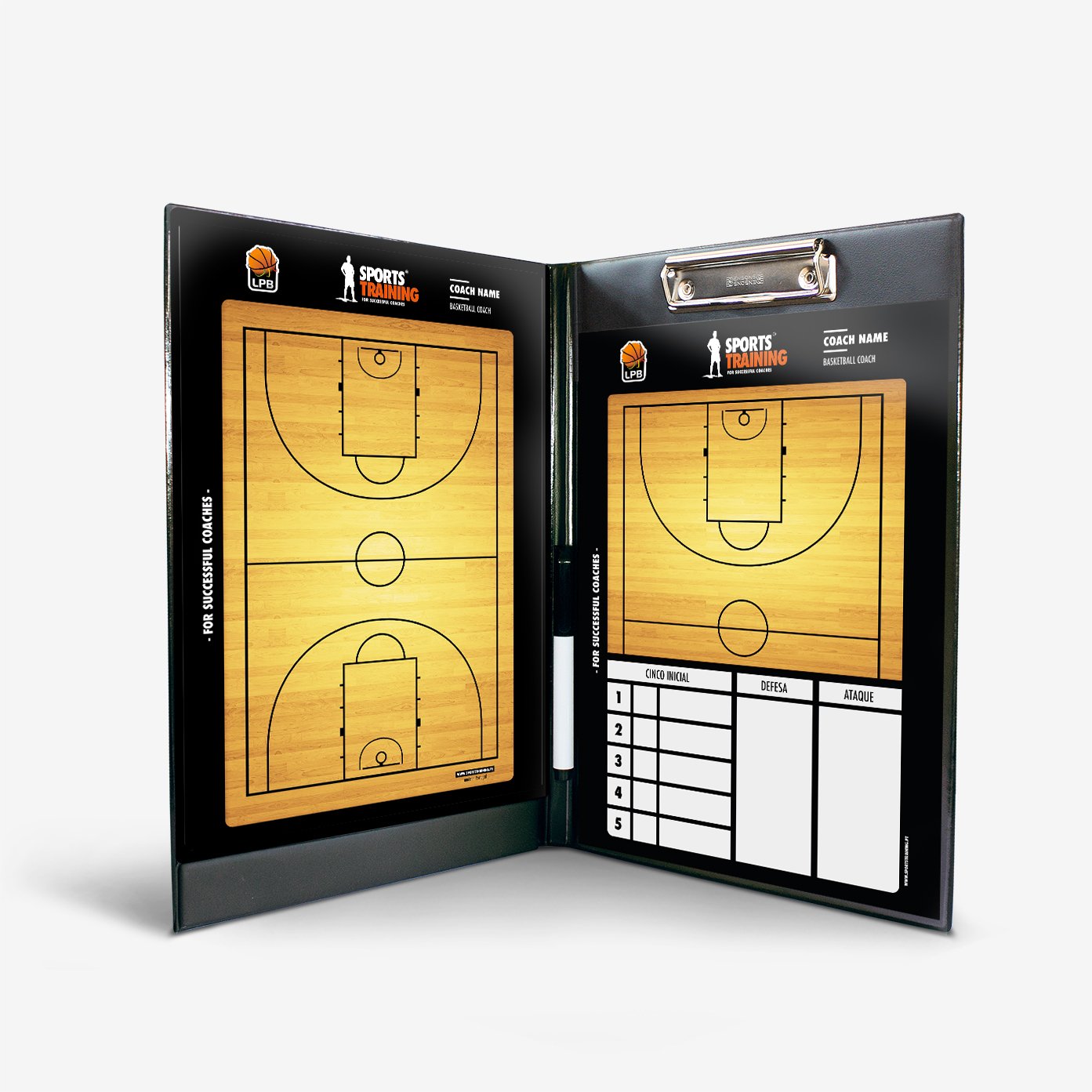 Coach Folder Basketball - Tactical Board – SportsTraining